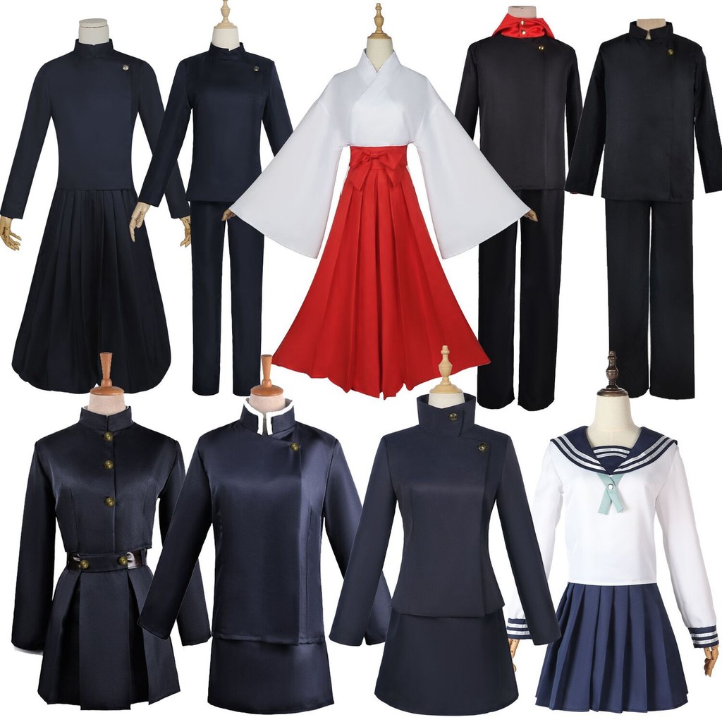§≈ Anime JJK Costume Amanai Riko Satoru Gojo Iroi Utahime Shoko Leiri ...
