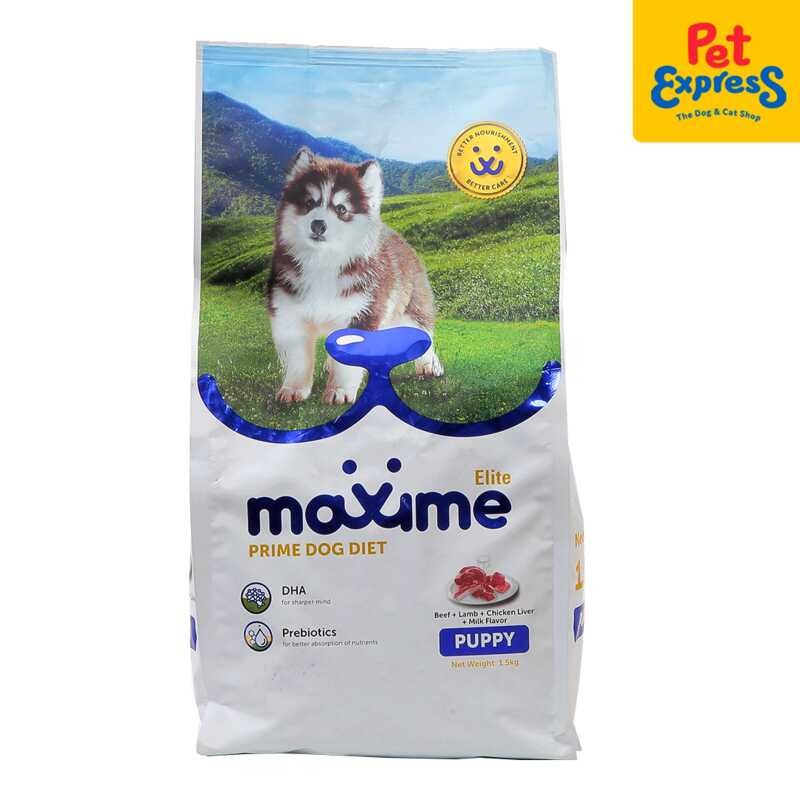 Maxime Elite Puppy Beef, Lamb, Chicken Liver And Milk Dry Dog Food 1 ...
