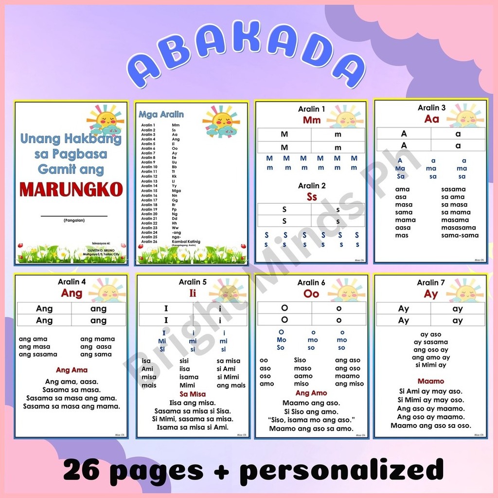 Unang Hakbang sa Pagbasa Gamit ang MARUNGKO ,Panimulang Pagbasa gamit ...