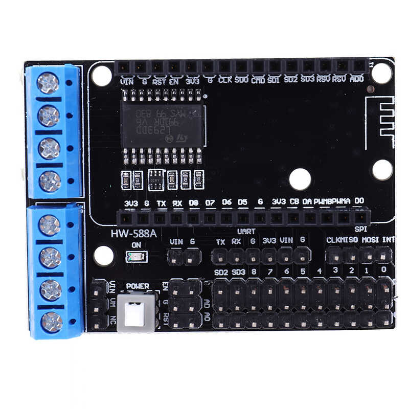 Esp8266 Driver Wifi L293d Motor Shield Expansion Board Esp-12E Serial Port H-Bridge For Iot ...