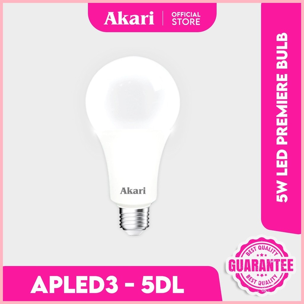 ♀ Akari (APLED3-5DL) Premiere LED Bulb Daylight 5 Watts | Shopee Philippines
