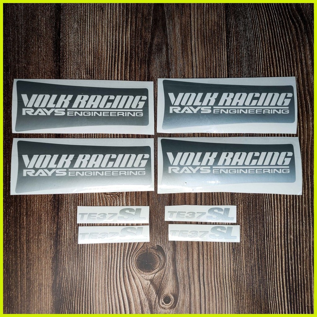 ∆ Volk Racing Rays Engineering TE 37 Super Lap SL Mags Decals Rim ...