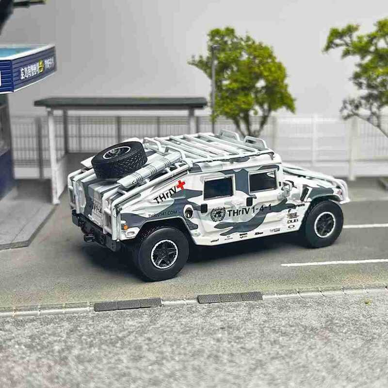 6 Master High-End 1/64 H1 1999 SUV Military Diecast Toys Car Models ...