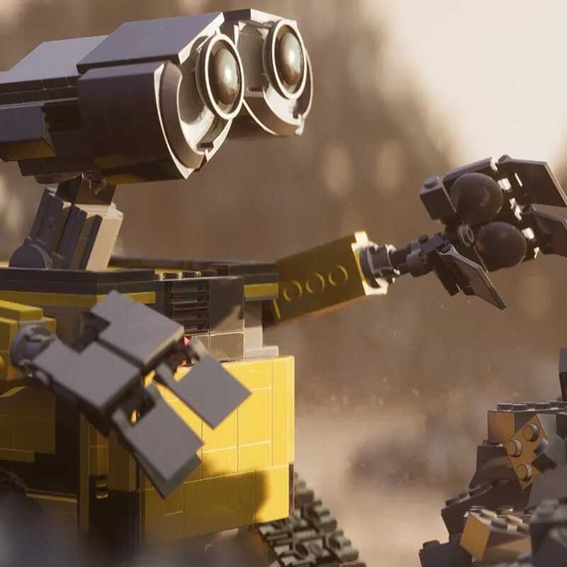 ZXH Pixar Movie EVE Droid Wall-E Wall E Robot Figure Model Building ...