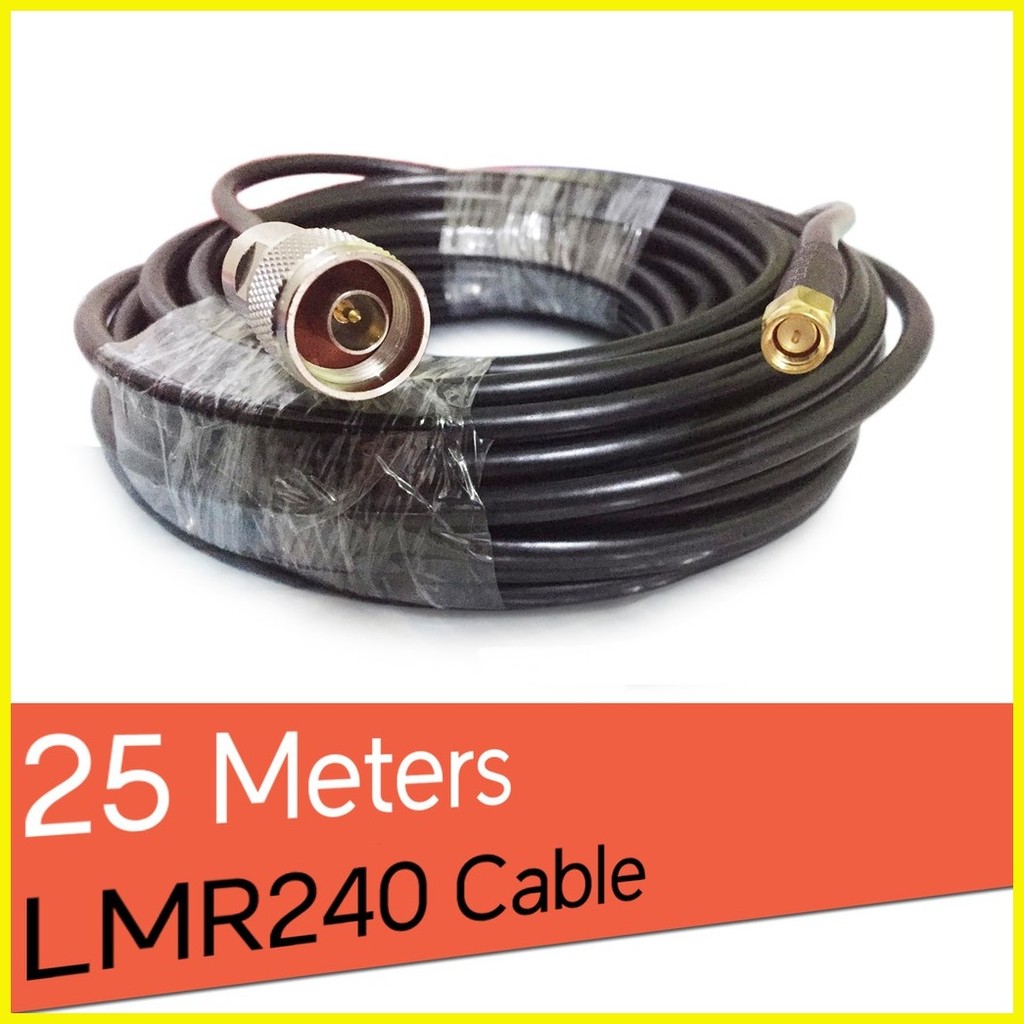 LMR240 Coax Cable for Antenna and GSM Signal Booster [10m, 15m, 20m ...