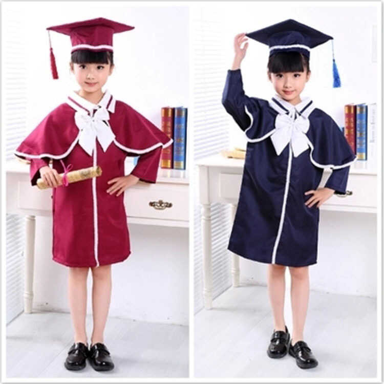 New Children Student Academic Dress School Uniforms Kid Graduation ...
