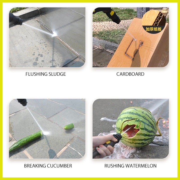 ⊙ G7/G9/G8Turbo Waterjet Portable High Pressure Washer Water jet Moss ...