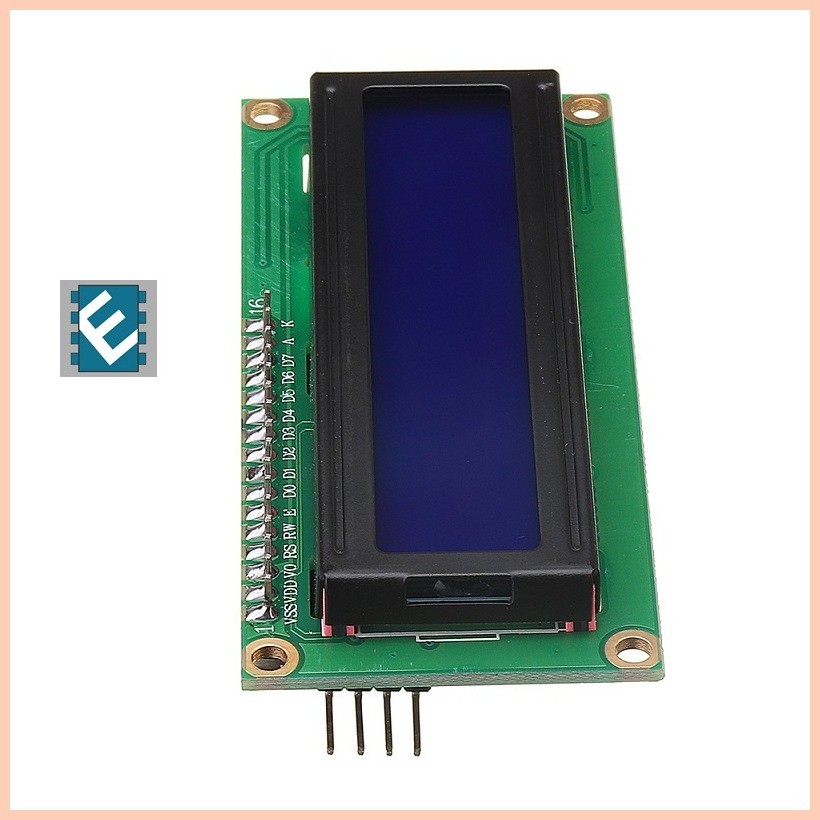 ☢ LCD 16x2 with i2c Blue Background White Font FOR ARDUINO/ESP8266 ...