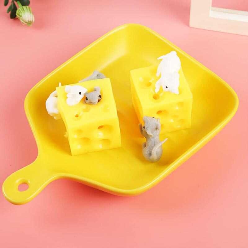 In Mouse Cheese Sensory Squeeze Fidget Toys For Anxiety And Stress ...