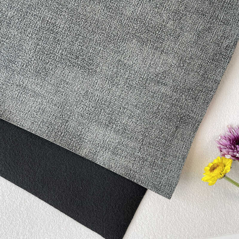 Classic Linen Texture Leather Half PU Wax Feel Waterproof Cloth Texture ...