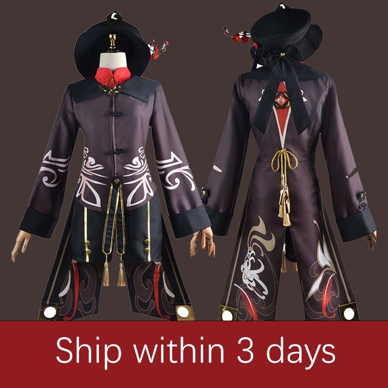 Genshin Impact Hutao Cosplay Costume Hutao wig,Hutao shoes and Hutao ...