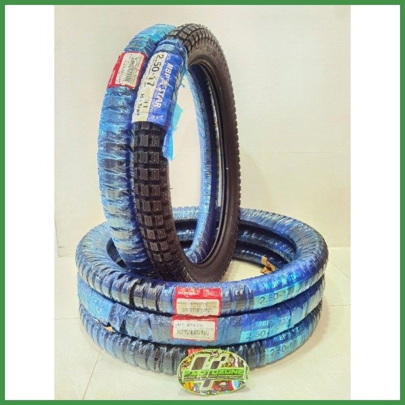 § Tire Motorcycle Honda Genuine Parts MBP Star 250x17 / 2.50-17 4P HT ...