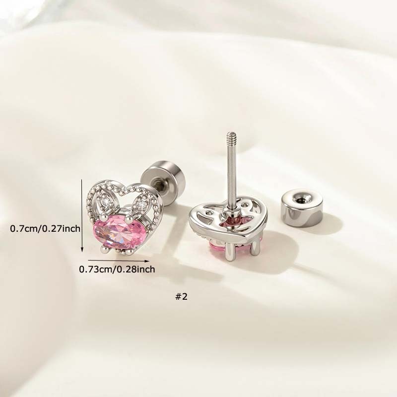 1 Piece Star Heart Bowknot Pin Shape Ear Helix Pinna Piercing Lobe ...