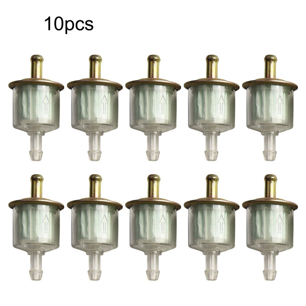 Ready Stock 10 x Petrol Inline Fuel Filter LARGE Car Part Fit 6 mm and ...