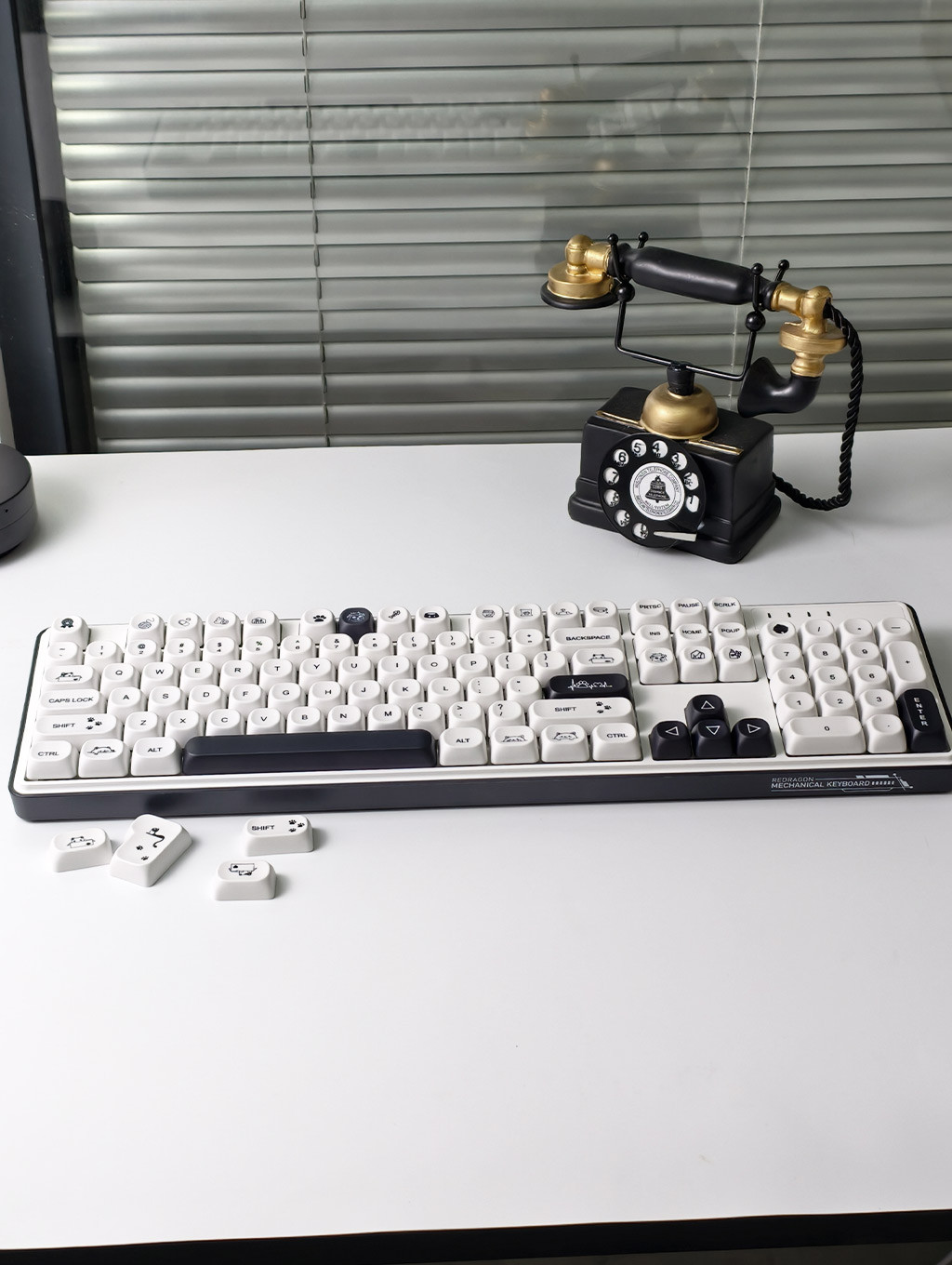 Strange Cat Keycaps MOA Profile 124 Keys PBT Dye Sublimation Aula F75 ...