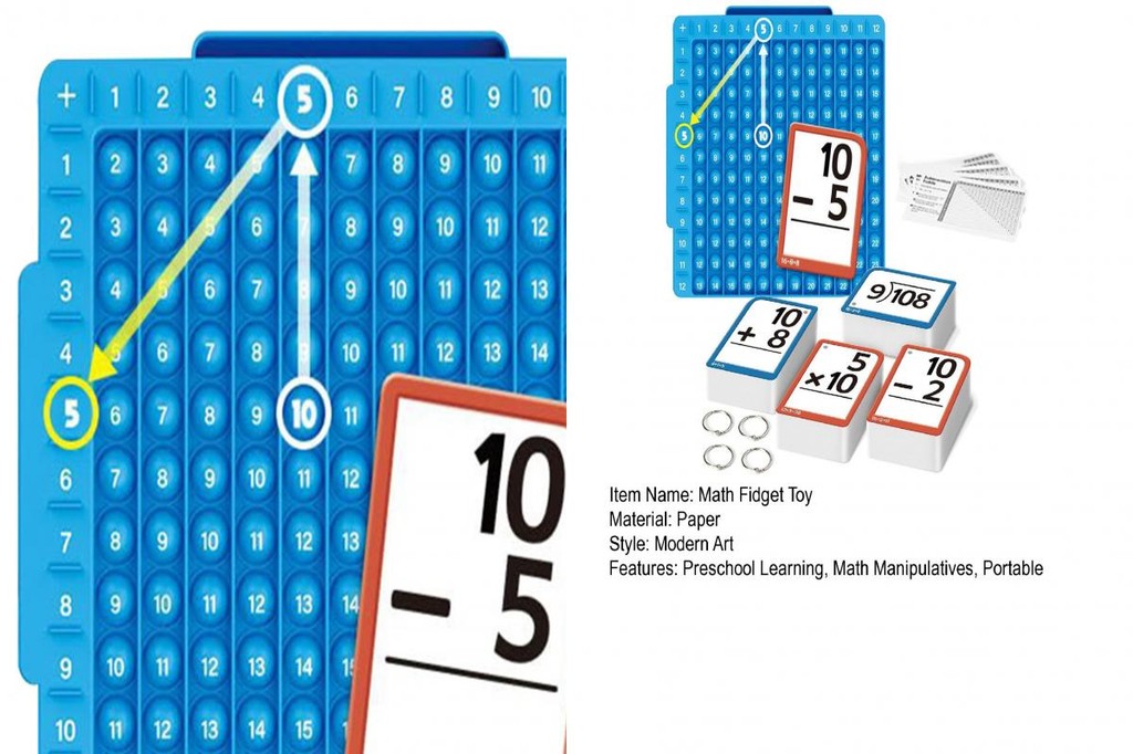 Skym* Multiplication Flash Cards Kids Math Manipulatives Math Flash ...