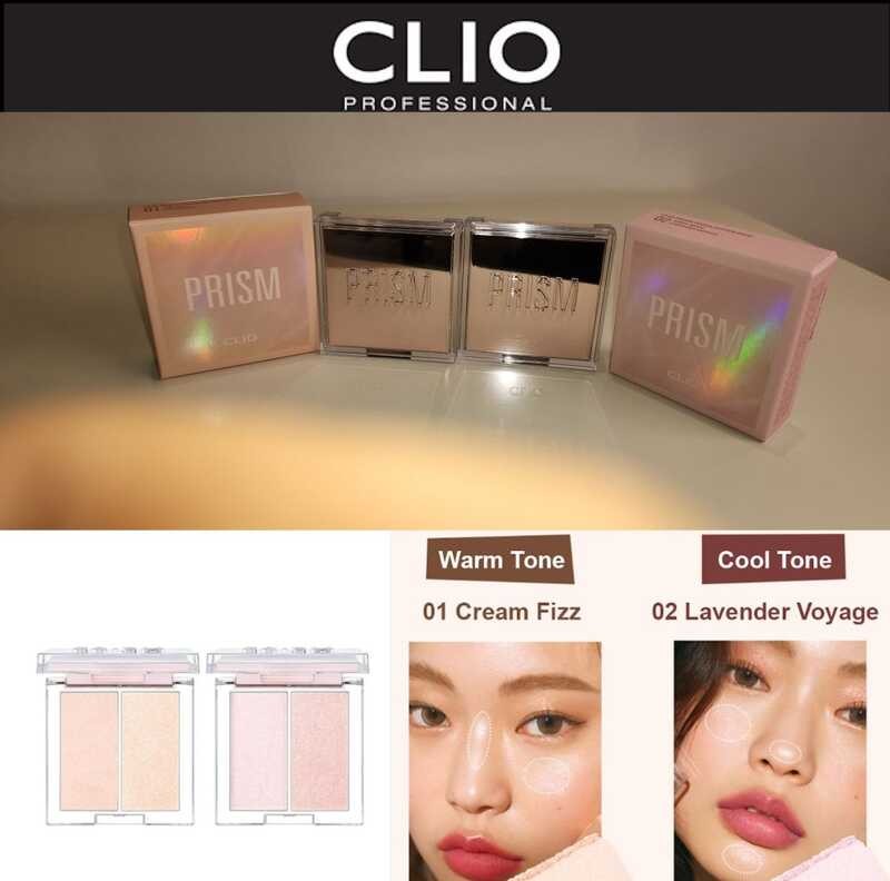 [Clio] Prism Highlighter Duo 2.8G*2 3 | Shopee Philippines
