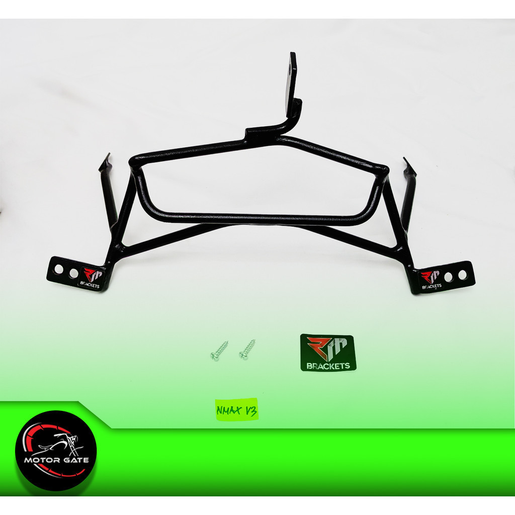 RM BRACKET NMAX V3 AUXILLIARY LIGHTS BRACKET BLACK POWDER COATED IRON ...
