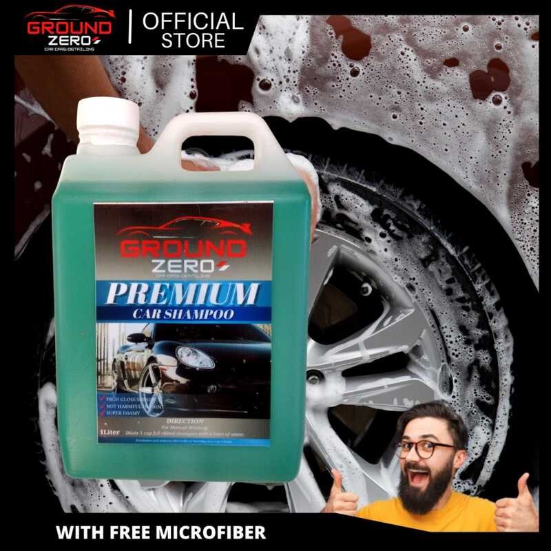 Ground Zero Premium Car Shampoo With Wax 1L Foamy Shampoo Foam Booster ...