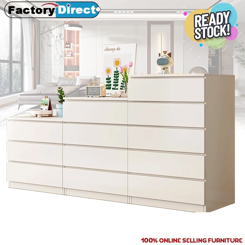 Chest of drawers 6 drawers simple modern cabinet bedroom living room ...