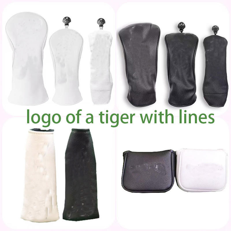 Line Tiger Golf Wooden Pole Cover Putter Cover GOLF Head Protective ...