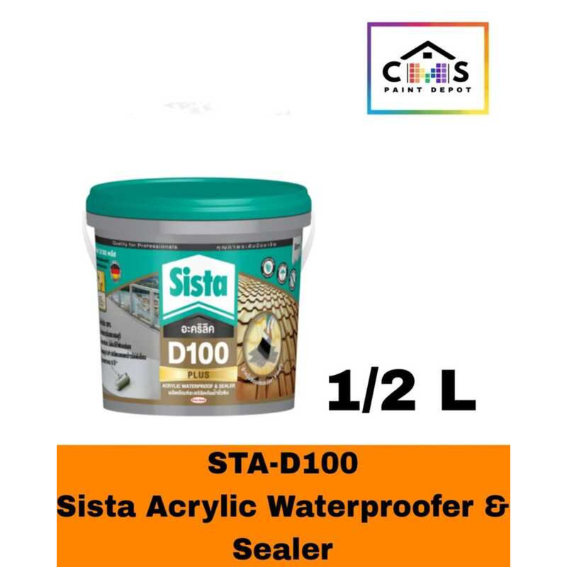 STA-D100 SISTA ACRYLIC WATERPROOFER AND SEALER | Shopee Philippines