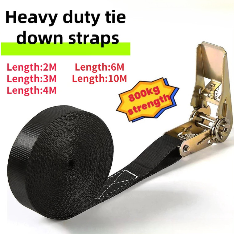 Heavy Duty Cargo Strap with 2 Ton Load Capacity, 2-6m Options | Shopee ...