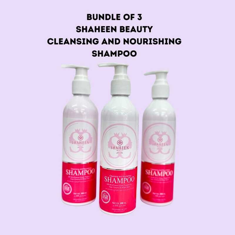Shaheen Beauty 3 Pcs Shampoo Para Sa Kuto, Balakubak, Lisa, Paglalagas ...