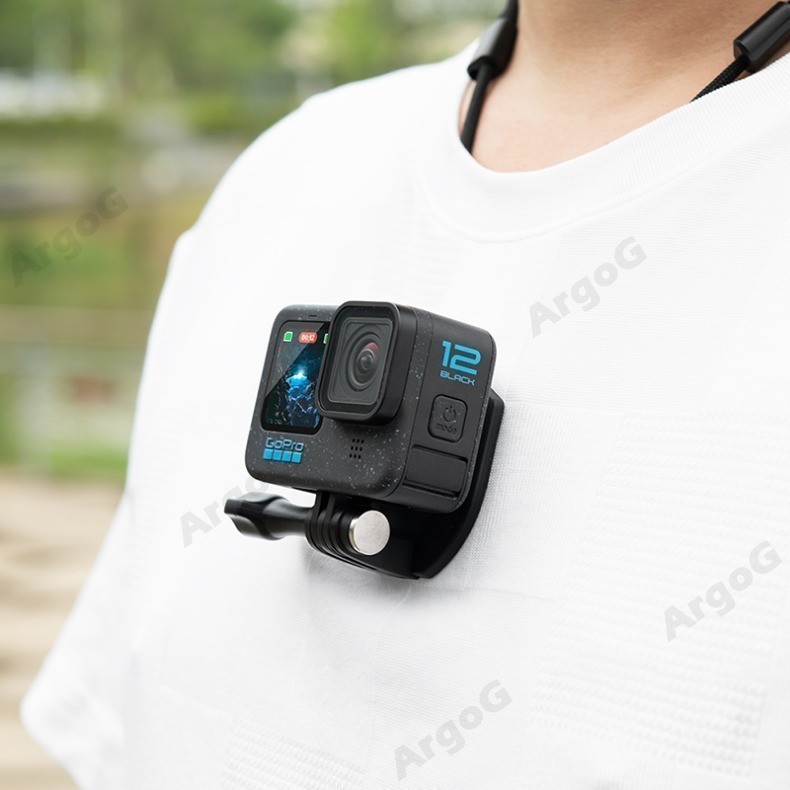 ArgoG Magnetic Chest Mount with Neck Lanyard 360° Magnet Body Mounts ...