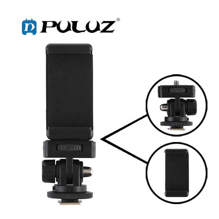 PULUZ PU417 Inch COD 1/4 Screw Thread Cold Shoe Tripod Mount Adapter ...