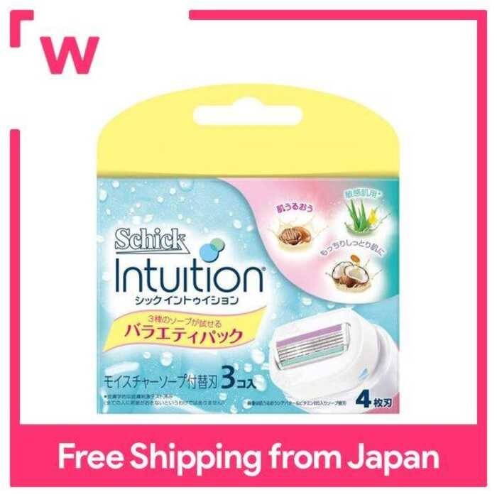 Schick Intuition Chic Replacement Blade Variety Pack Razor For Women (3 ...
