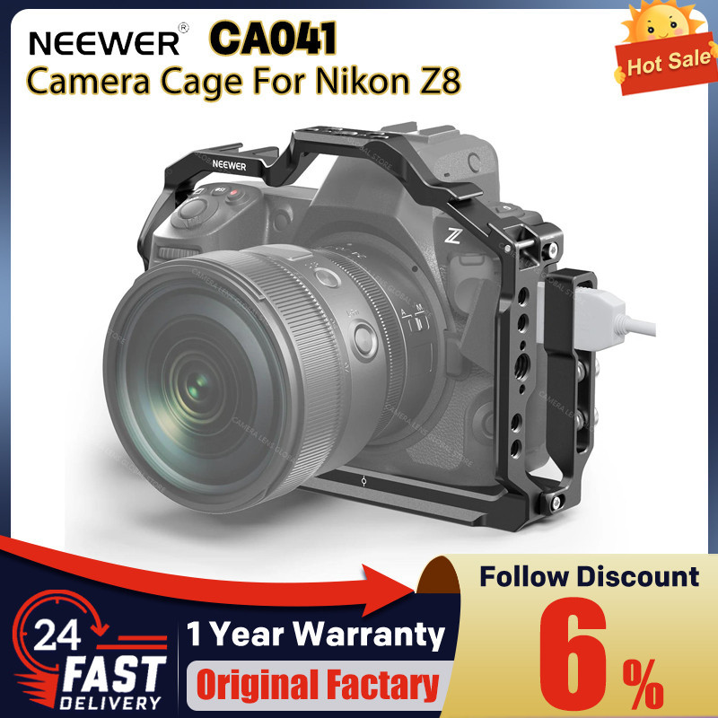 NEEWER CA041 Camera Cage For Nikon Z8|HDMI Cable Clamp for Stable ...
