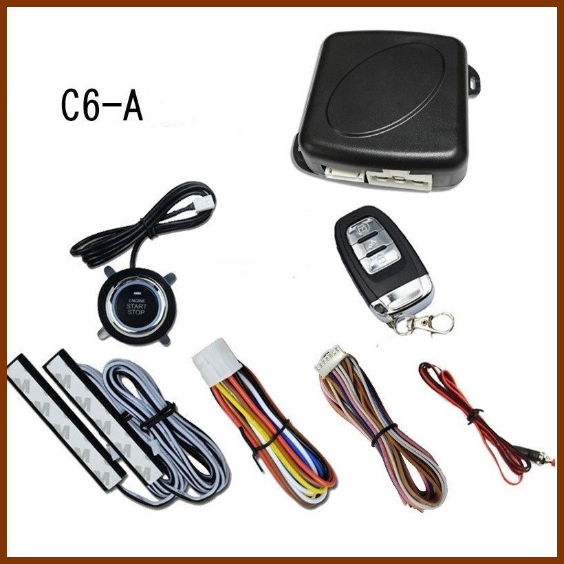 Car Alarm Remote Control Car Keyless Entry Engine Start Alarm System ...