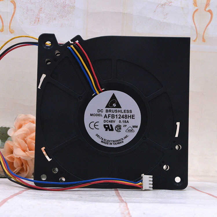 Delta DC Fan 12Cm 48V 0.18A 12032 4-Wire Motherboard PWM Speed ...