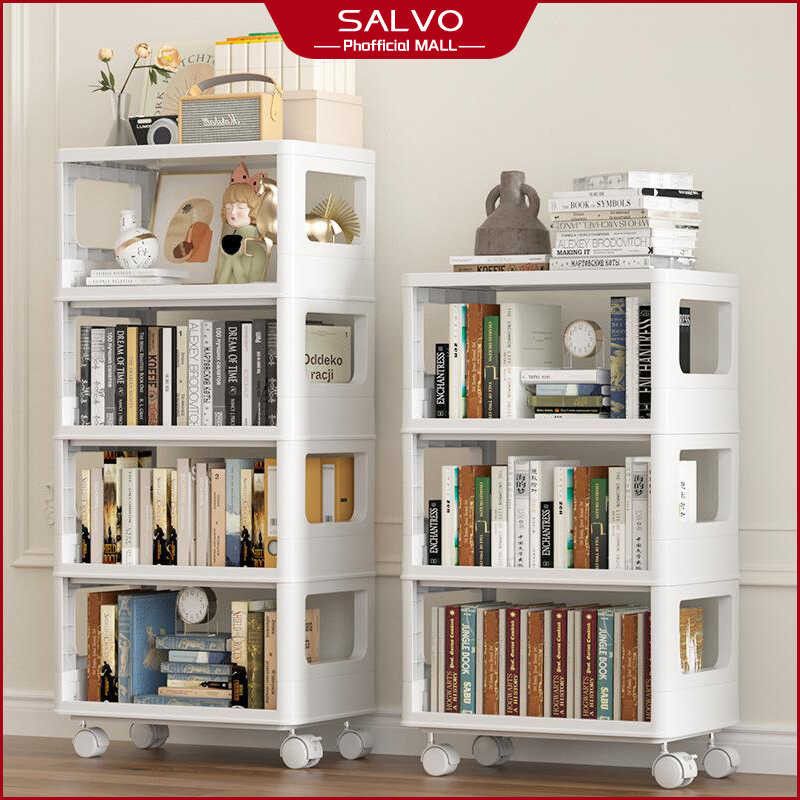 SALVO Simple Folding Book Organizer Rack Storage Rack Shelf Organizer ...