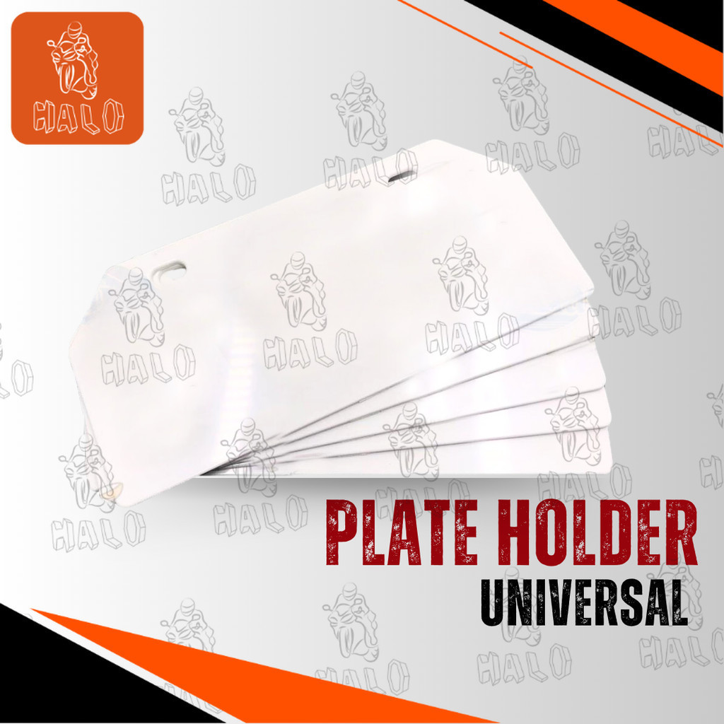 [HALO MOTORS] MOTORCYCLE PARTS LICENSE PLATE HOLDER | Shopee Philippines