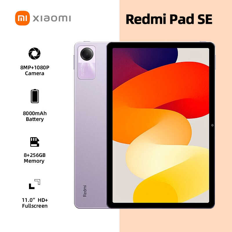 Redmi Pad Xiaomi SE Android 10 Inch 8Gb+128Gb Gaming Original Big 2023 ...