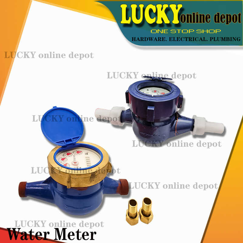 Pvc/Metal/Brass WATER Meter/Sub METER 15Mm | Shopee Philippines