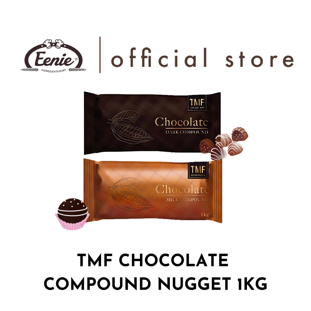 TMF CHOCOLATE COMPOUND NUGGET MILK DARK 1KG | Shopee Philippines
