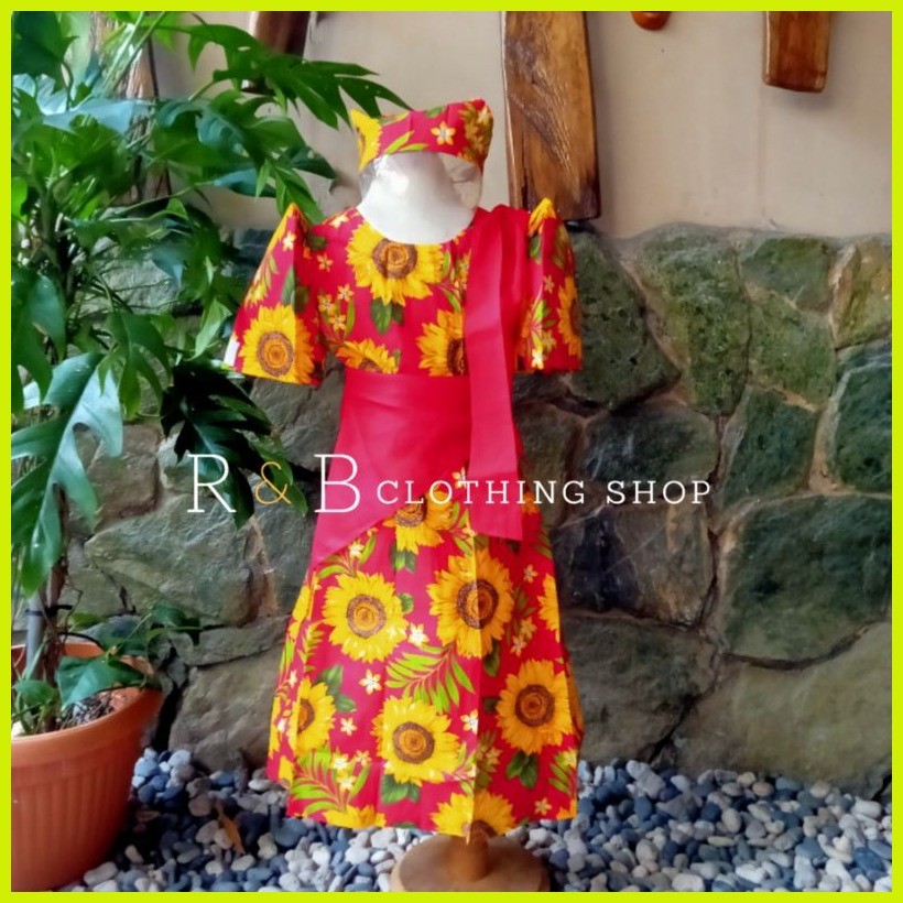 BUWAN ng WIKA / Balintawak style Filipiniana for kids to teens | Shopee ...