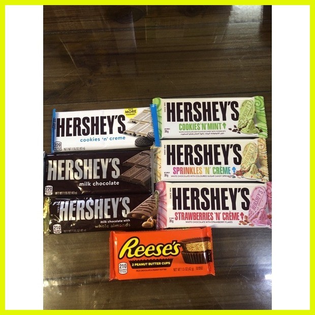 ♒ Assorted Hersheys Chocolate Bars, Full Size / Giant Bar (sold per bar ...