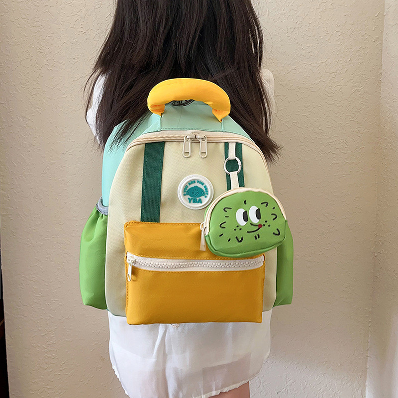 Playful And Fun Nylon Kids Backpack With Large Capacity For School And ...