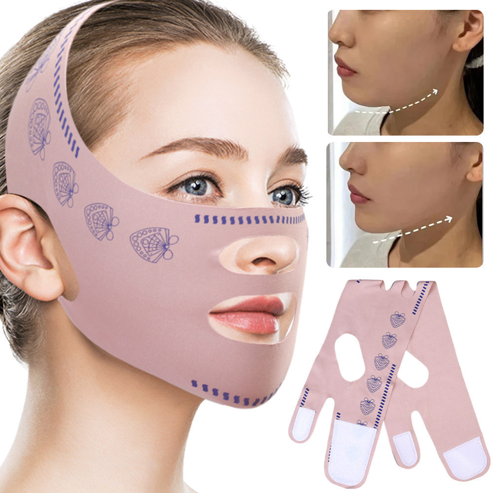 Face Slimming Bandage - V Shape Lift Reduce Double Chin Band ...
