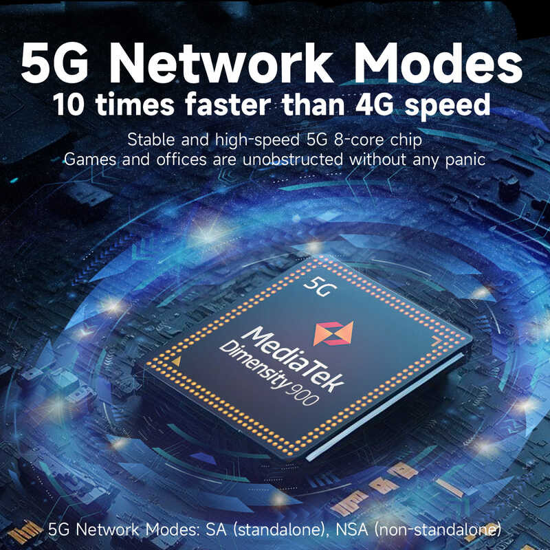 M2b Chaneve 5G Mifi Wireless Mini Portable Broadband Travel Wi-Fi ...