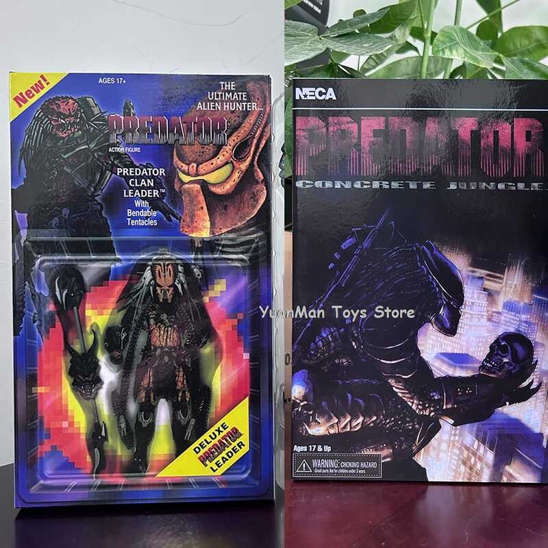 NECA Elder Clan Leader Concrete Jungle Action Figure Thermal Vision Fugitive Aliens Vs Predator ...