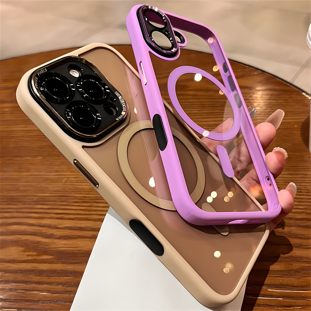 [Desert Titanium] Casing Luxury Shockproof Transparent Hard Case for ...