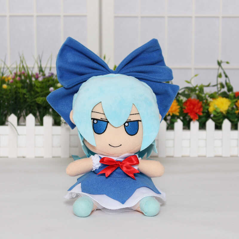 ZXH Japan Anime Touhou Project Cirno Fumo Cosplay Cute Girl Doll Plush ...