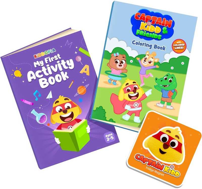Kidda Creative Learning Bundle My First Preschool Set Activity Coloring ...
