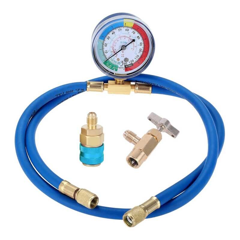 Car Refrigerant Recharge Tool Kit 150Cm Air Conditioner Charging Hose ...