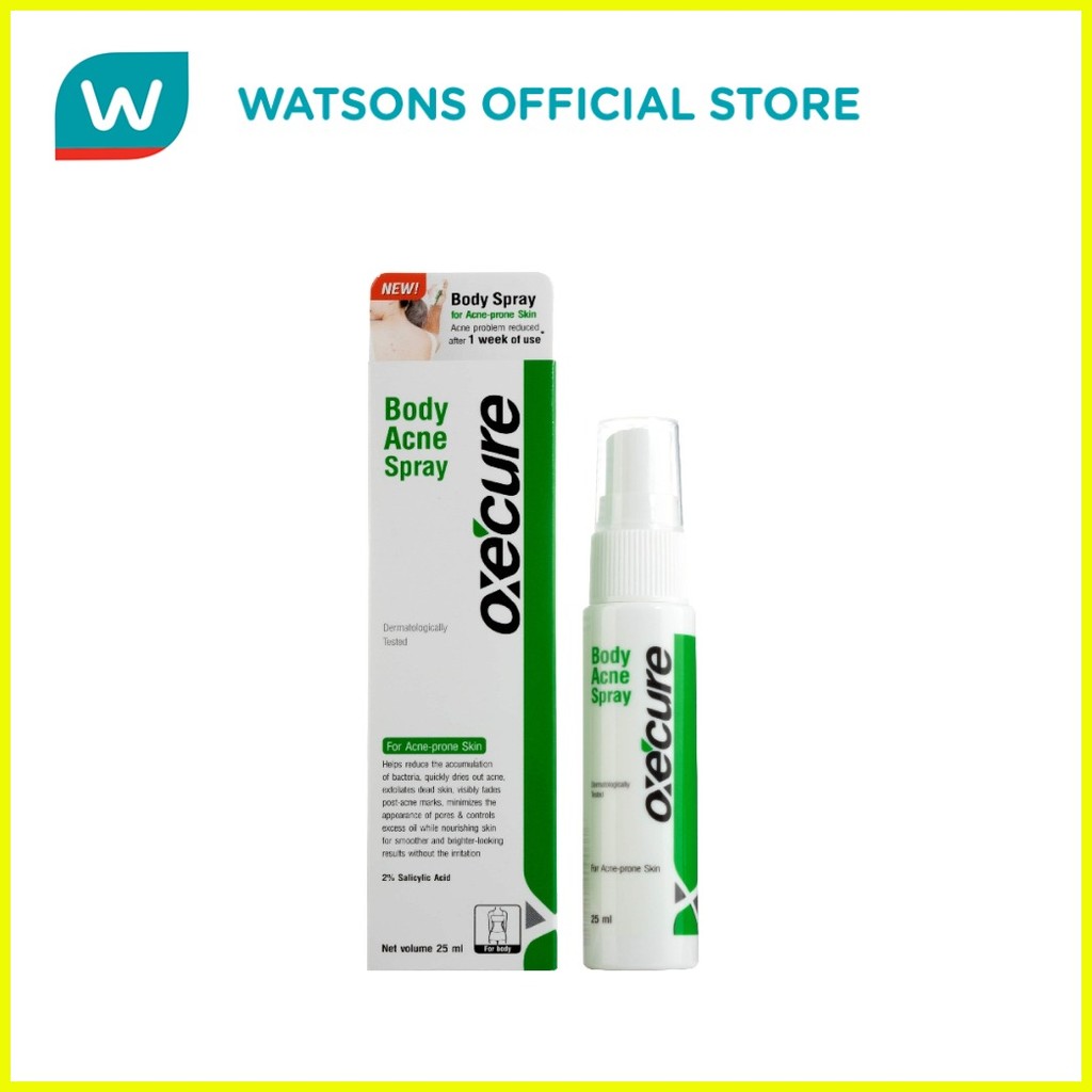 ∇ ℗ OXECURE Body Acne Spray 25ml | Shopee Philippines